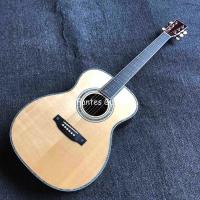 China Custom Solid Cedar Top Real Abalone Classic Headstock Acoustic Guitar G00042c Model Shape for sale