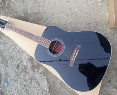 China Custom J45 Acoustic Electric Guitar with Dot Inlays 21 Fret Rosewood Fingerboard for sale