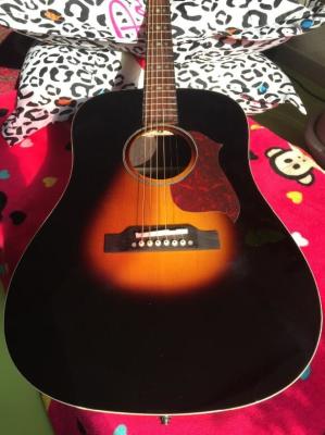 China Sunburst Chibson G45 Acoustic Electric Guitar 41 Inch Antique Jumbo Rosewood Fingerboard for sale