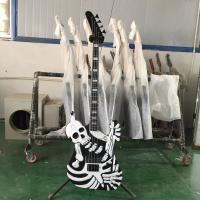 China George Lynch Skull Skeleton 4 Strings Electric Bass Guitar Basswood Body 34 Inch Scale for sale
