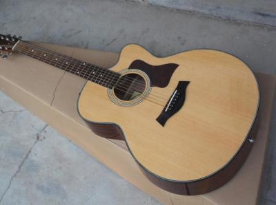 China 314CE Acoustic Electric Guitar Solid Spruce Top Mahogany Neck Rosewood Fingerboard 21 Frets OEM for sale