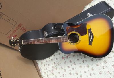 China 812ce Acoustic Guitar Tay 814ce Tobacco Sunburst 814 TS Solid Spruce Top 21 Fret for sale