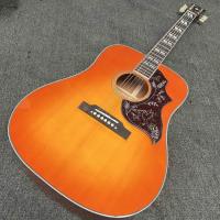 China Custom 41 Inch Hummingbird Acoustic Guitar Solid Spruce Top Mahogany Neck Rosewood Fingerboard Heritage Cherry Sunburst for sale