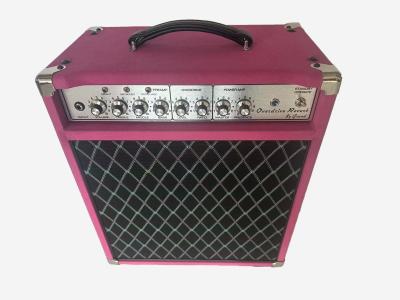 China Custom Grand Handwired Overdrive Reverb 20W 1x12 Combo Purple Suede 2xEL84 3x12AX7 JJ Tubes for sale