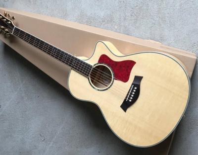 China 612ce Acoustic Electric Guitar Solid Spruce Top Mahogany Neck Rosewood Fingerboard 21 Fret for sale