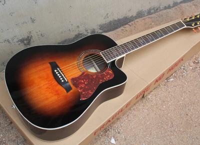 China 812ce Acoustic Electric Guitar Solid Spruce Top Rosewood Fingerboard 21 Fret Sunset Finish for sale