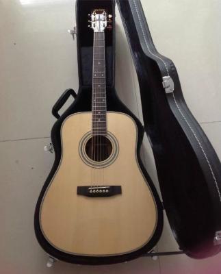 China Custom HD35 mahogany sides and back acoustic guitar for sale