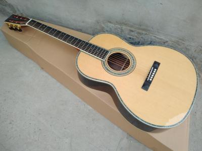 China 39 Inch Acoustic Guitar Solid Spruce Top Rosewood Back Sides Ebony Fingerboard 22 Frets for sale
