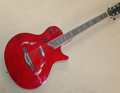 China Wholesale Custom T5 Semi Hollow Electric Guitar 21 Frets Rosewood Fingerboard Maple Body for sale