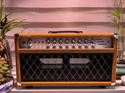 China Custom Dumble CLONE Steel String Singer Head 20W 50W 100W Suede Brown Grand Amplifier SSS Model for sale