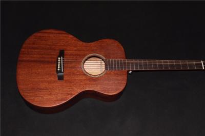 China 39 Inch OOO Solid Mahogany Acoustic Guitar Matt Finish Rosewood Fingerboard for sale