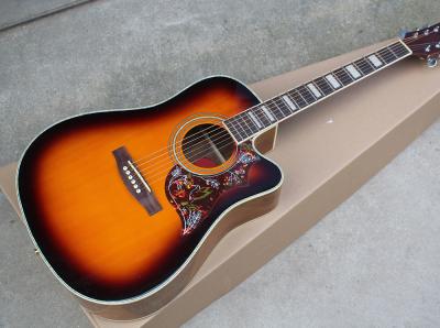 China 41 inch Tobacco Sunburst J45 Acoustic Guitar Solid Spruce Top Rosewood Fingerboard Mahogany Neck for sale