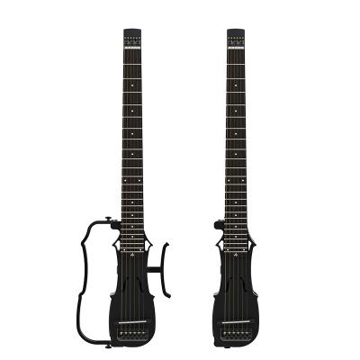 China GRAND ALP DRA300 Foldable Headless Acoustic Electric Travel Guitar 648mm Scale with Shadow Pickup for sale
