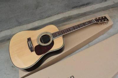 China Custom D45 Acoustic Guitar Solid Spruce Top Rosewood Back Sides 22 Fret Mahogany Body for sale
