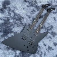 China Custom ESP MX250 Double Neck Electric Guitar 6+6 Strings Matte Finish OEM for sale