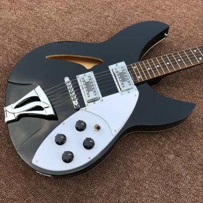 China Custom Hollow Body Jazz Electric Guitar 3 Pickups Vibrato System Mahogany Body 22 Fret for sale