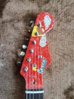 China Custom Grand George Harrison Rocky Electric Guitar 22 Fret Mahogany Body Rosewood Fingerboard OEM for sale