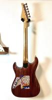 China Custom Handpainted Electric Guitar 22 Fret Mahogany Body OEM for Guitar and Bass for sale