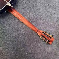 China AAAAA solid spruce top OM body SOLID ROSEWOOD back side acoustic guitar bone nut for sale