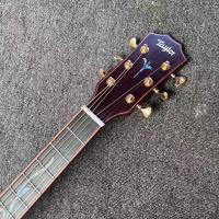 China AAAAA solid koa top k24ce body SOLID KOA back side Taylor style acoustic guitar bone nut for sale
