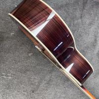 China AAAAA 43 inch Solid Spruce Top SJ200 Jumbo Acoustic Guitar Maple Back Sides Cherry Sunburst for sale