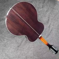 China AAAAA 43 inch Solid Spruce Top SJ200 Jumbo Acoustic Guitar Maple Back Sides Cherry Sunburst for sale