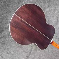 China AAAAA 43 inch Solid Spruce Top SJ200 Jumbo Acoustic Guitar Maple Back Sides Cherry Sunburst for sale