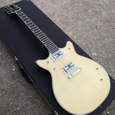 China Natural Finish Grand Electric Guitar Alder Body Mahogany Neck 22 Frets with Pick and Bag for sale