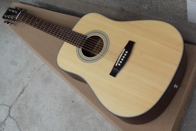 China Handcraft 41 Inch Acoustic Guitar Solid Spruce Top Mahogany Back 20 Frets Rosewood Fingerboard for sale