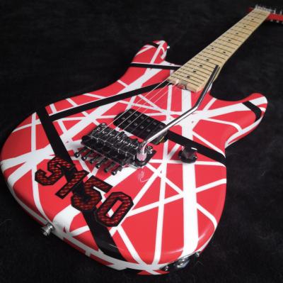 China 5150 Striped Series Electric Guitar 22 Fret Maple Fingerboard Floyd Rose Tremolo Alder Body for sale