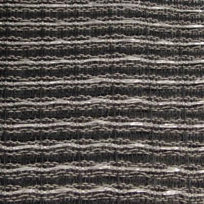 China Black Silver Accent Guitar Amp Grill Cloth 59 Inch Width Woven Mesh Fabric for Speaker Cabinet DIY Repair for sale