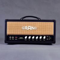China Hand Wired Tube Guitar Amplifier Head 50W 2x12A7 EL34 Birch Cabinet Black Brown for sale