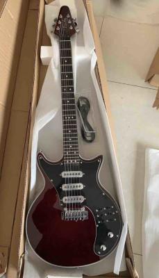 China Custom BM01 Brian May Electric Guitar Mahogany Body 24 Frets Tremolo Bridge Wine Red for sale