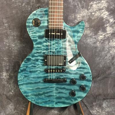 China LP Style Electric Guitar Mahogany Body Rosewood Fingerboard 24 Fret Brazil Wood Bow for sale