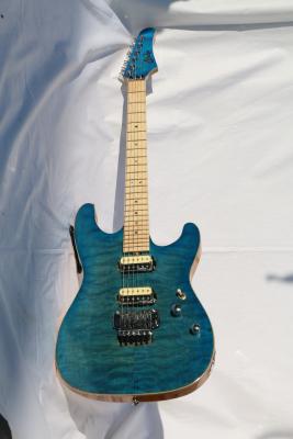 China Custom Suhr Style Electric Guitar with Floyd Rose Tremolo 24 Fret Bolt On Neck OEM for sale