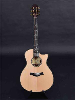 China Custom Solid Spruce Top Acoustic Guitar 20 Fret Rosewood Back and Side T916 for sale