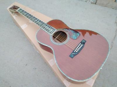 China AAAAA All Solid Cedar Wood Handmade OOO28R Acoustic Electric Guitar with Ebony Fingerboard for sale
