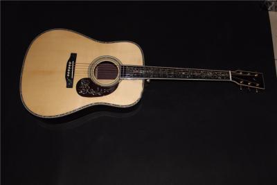 China AAAA Solid Wood D Style Acoustic Electric Guitar 22 Fret Mahogany Neck Ebony Fingerboard for sale
