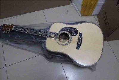 China AAAA All Solid KOA Wood Acoustic Electric Guitar Dreadnought Body 22 Fret Custom for sale