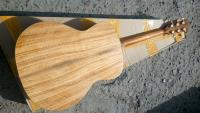 China AAAA All Solid Olive Wood OM Style Acoustic Electric Guitar 14 Frets Custom Gotoh Tuners for sale