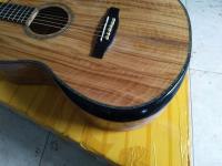 China AAAA All Solid Olive Wood OM Style Acoustic Electric Guitar 14 Frets Custom Gotoh Tuners for sale