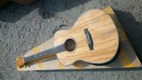 China AAAA All Solid Olive Wood OM Style Acoustic Electric Guitar 14 Frets Custom Gotoh Tuners for sale