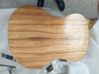 China AAAA All Solid Olive Wood OM Style Acoustic Electric Guitar 14 Frets Custom Gotoh Tuners for sale