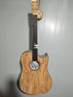 China AAAA Custom Handmade Acoustic Guitar Solid Olive Wood Ryans Style Ebony Fingerboard 6 String for sale