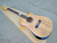 China AAAA Custom Handmade Acoustic Guitar Solid Olive Wood Ryans Style Ebony Fingerboard 6 String for sale