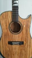 China AAAA Custom Handmade Acoustic Guitar Solid Olive Wood Ryans Style Ebony Fingerboard 6 String for sale
