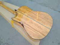 China AAAA Custom Handmade Acoustic Guitar Solid Olive Wood Ryans Style Ebony Fingerboard 6 String for sale