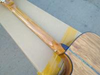 China AAAA Custom Handmade Acoustic Guitar Solid Olive Wood Ryans Style Ebony Fingerboard 6 String for sale