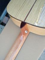 China AAAA Handmade Solid Oak Dreadnought Acoustic Electric Guitar with EQ and Passive Pickup for sale