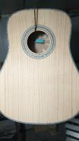 China AAAA Handmade Solid Oak Dreadnought Acoustic Electric Guitar with EQ and Passive Pickup for sale